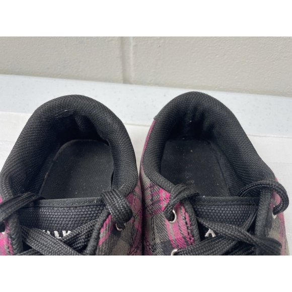 Airwalk | Shoes | Vintage Airwalk Womens Pinkgreyblack Plaid Skate Shoes Size 1 | Poshmark